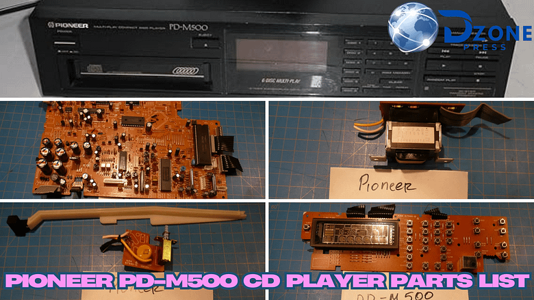 Pioneer PD-M500 CD Player Parts List