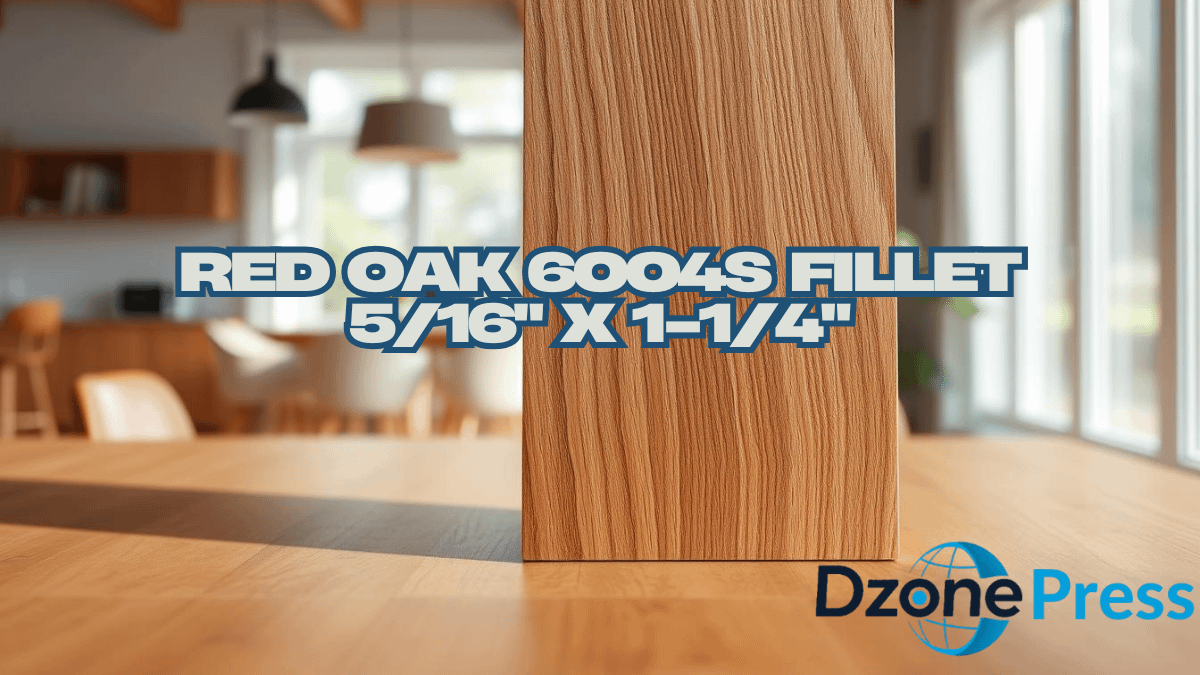 Best Red Oak 6004s Fillet 5/16" x 1-1/4" for Your Home